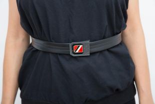 CoverVintage - Vintage Black Belt, Fake Leather Belt, Metal Buckle Belt ...