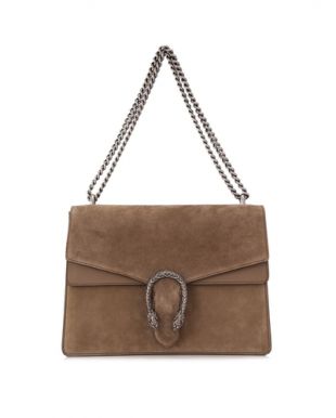 Gucci - Suede Shoulder Bag