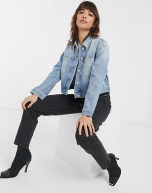 French Connection - French Connection - Veste en jean - Bleu clair | ASOS