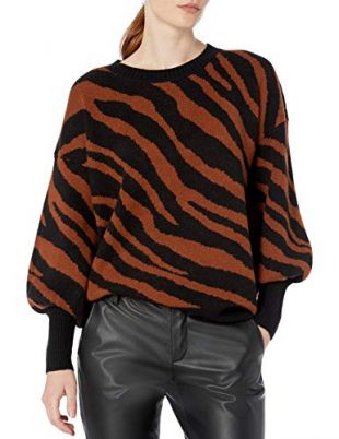 French Connection - French Connection Women's Crew Neck Sweater, Black ...