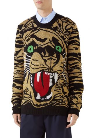 Gucci - Gucci Tiger Wool Blend Sweater | Nordstrom