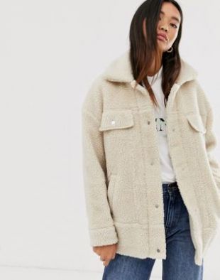 Only - Oversized Teddy Coats