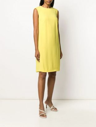 Escada - Escada Robe mi-longue à Design Plissé - Farfetch