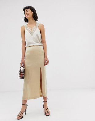 & Other Stories - Satin Skirt
