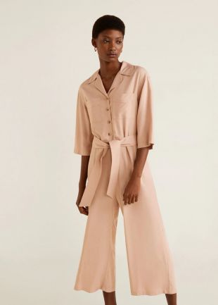 Mango - Bow Long Jumpsuit