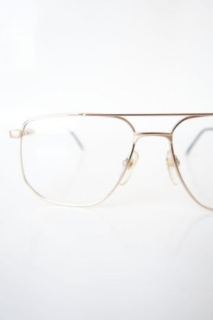 OliverandAlexa - Lunettes Mens Gold Wire Rim - Mens Double Bridge ...