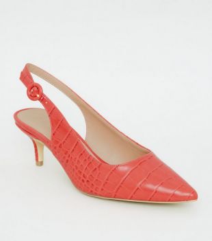 New Look - Red Wide Fit Heels