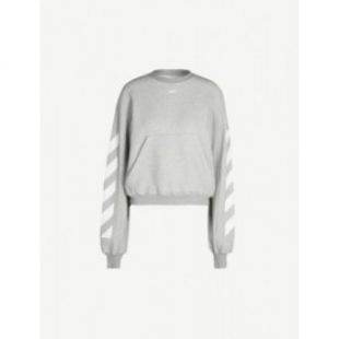 Off-White - Logo-print Cotton-blend Sweatshirt