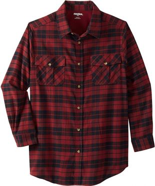 kingsize - Big & Tall Plaid Flannel Shirt