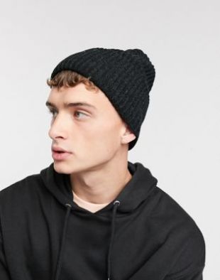 ASOS DESIGN - ASOS DESIGN - Bonnet oversize - Anthracite | ASOS