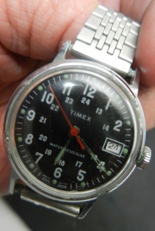 Timex - Vintage 1970 Timex Military Style Watch | eBay