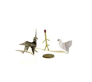 BLADE RUNNER ORIGAMI SET 1:1 SCALE UNICORN CHICKEN MATCHSTICK (W ...