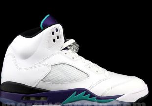 NIKE AIR JORDAN - NIKE AIR JORDAN 5 RETRO V GRAPE 5s WHITE PURPLE ...