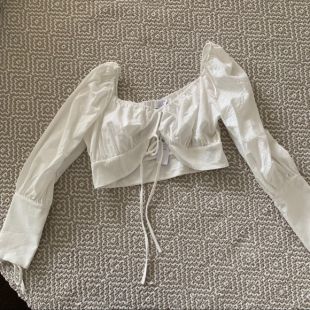 Topshop - Prairie Style Crop Top