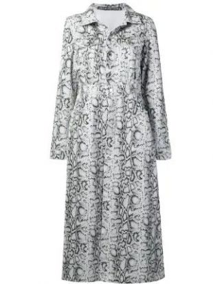 Alexander Wang - Python-print Denim Coat