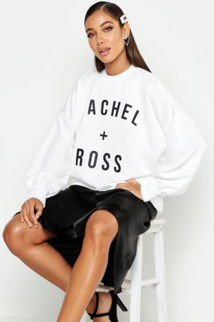 Boohoo - Sweat à slogan Ross + Rachel