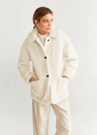 Mango - Teddy Oversized Jacket