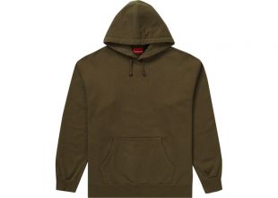 Supreme - Rhinestone Logo Green Hoodie