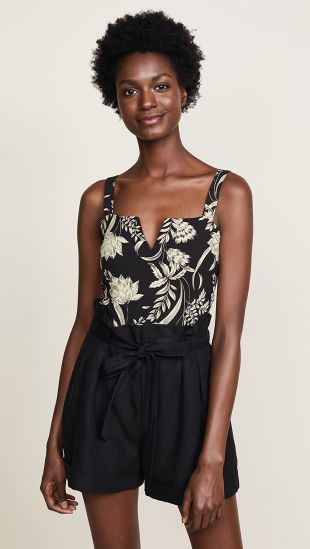 Free People - Pippa V-Wire Printed Top