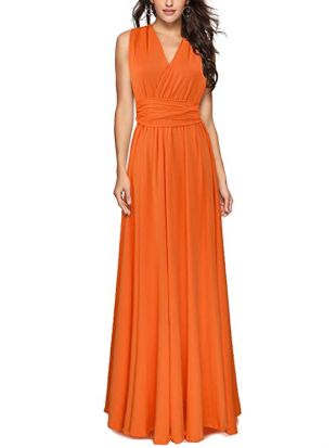 persun - PERSUN Women's Convertible Multi Way Wrap Maxi Dress Long ...
