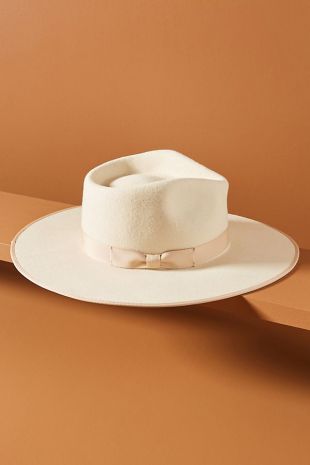 Lack Of Color - Ivory Ranch­er Wool Felt Fe­do­ra