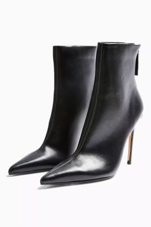 Topshop - Point Boots Black