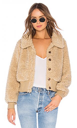 Tularosa - Beige Teddy Jacket