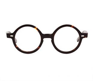 Agstum - Agstum Handmade Small Round Optical Eyeglasses Frame Clear ...