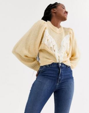 ASOS DESIGN - ASOS DESIGN western sweater with fringing | ASOS