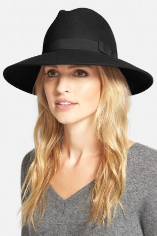halogen - Felt­ed Wool Pana­ma Hat
