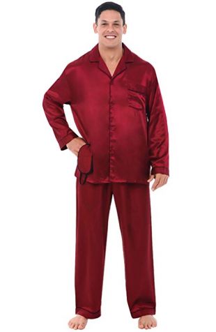 Alexander Del Rossa - Alexander Del Rossa Men's Button Down Satin ...