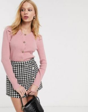 Object - Object - Cardigan à épaules bouffantes - Rose | ASOS