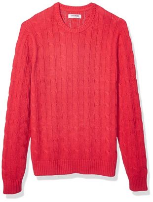 goodthreads - Amazon Brand - Goodthreads Men's Soft Cotton Cable Stitch ...