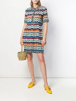 Missoni - Missoni Robe mi-longue à Motif De Chevrons - Farfetch