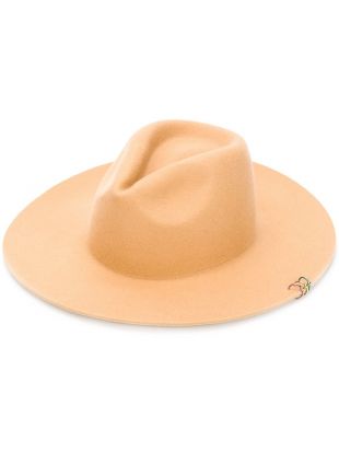 Don Paris - Don Paris Wide Brim Hat RENTONMIRTHAWOOL Neutral| Farfetch