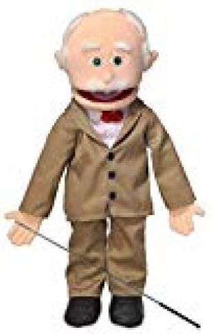 silly puppets - 25" Pops, Peach Grandfather, Full Body, Ventriloquist ...