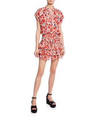 misa - Short Flo­ral Dress