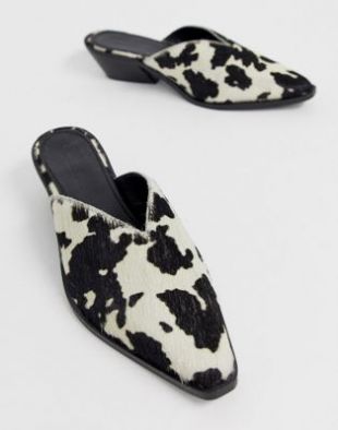 ASOS DESIGN - Mambo Western Leather Mule