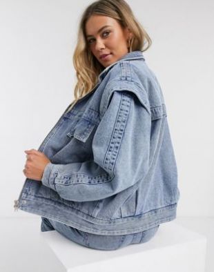 PULL&BEAR - Pull&Bear - Veste en jean - Bleu | ASOS