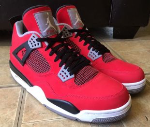 jordan - Nike Air Jordan 4 IV Retro Toro Bravo Fire Red Shoes 308497 ...