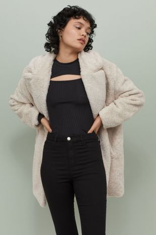 H&M - Faux fur jacket