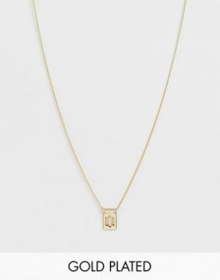 pilgrim - Square Pendant Necklace