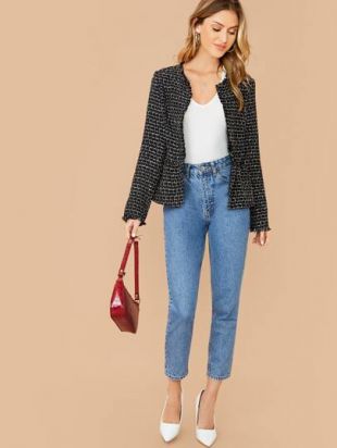 Shein - Tweed Jacket