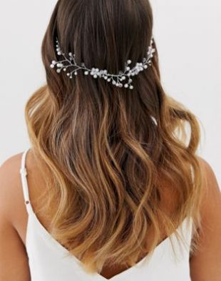 ASOS DESIGN - ASOS DESIGN back hair crown with crystal vine detail in ...
