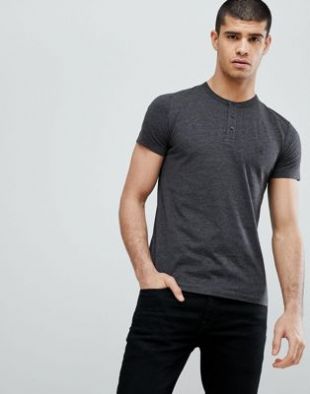 French Connection - French Connection - T-shirt à col boutonné | ASOS