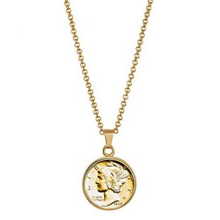 American Coin Treasures - Gold Coin Necklace