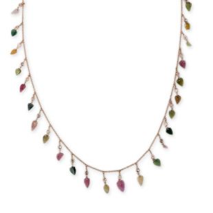 Jacquie Aiche - Tourmaline Leaf Shaker Chain