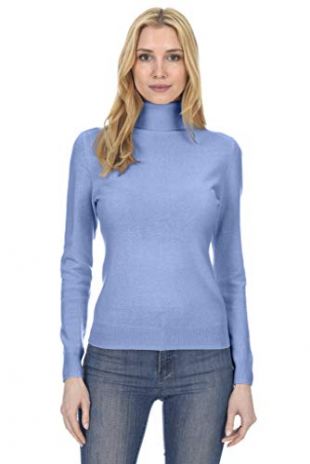 State Fusio - Blue Turtle­neck Sweater