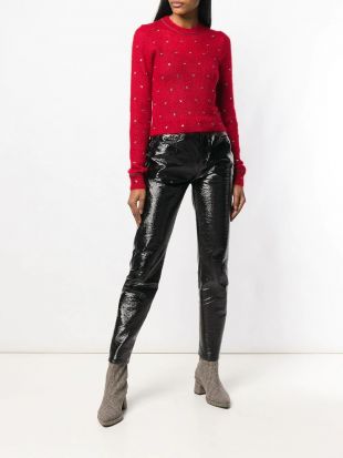 Nº21 - Red Crystal Embellished Jumper