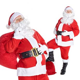 Morph - Mens Santa Claus Costume Father Christmas Suit for Men Festive ...
